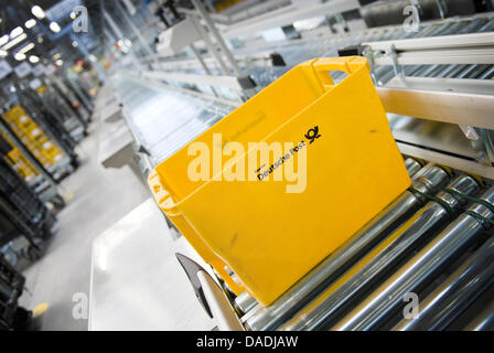 The new fully automated letter-sorting machine is pictured at a large ...