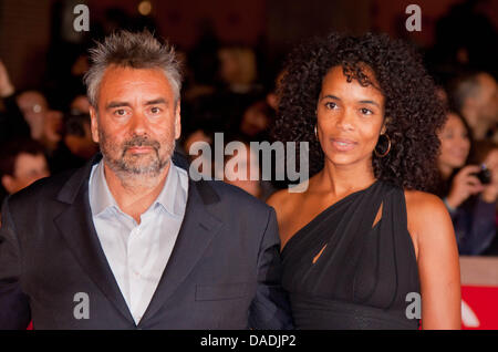 Director Luc Besson and his wife Virginie Besson-Silla attend the Stock ...