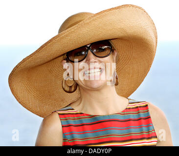 Dutch Princess Maxima visits a cultural festival at the Clem-Labega ...