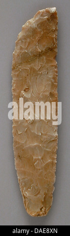 Analysis of prehistoric flint tool Stock Photo - Alamy