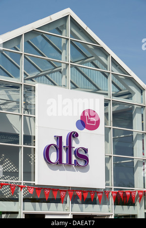 DFS store on a retail park Stock Photo - Alamy
