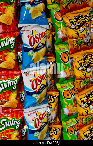Bags of Potato Chips on Sale in Hanoi, Vietnam Stock Photo - Alamy