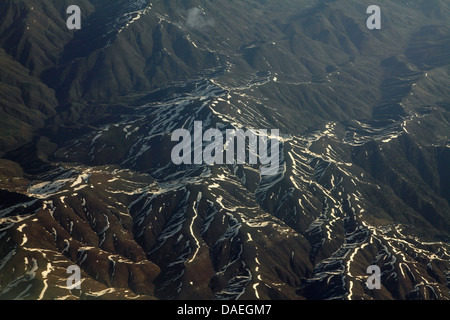 Aerial landscape of Taurus mountain range in Minor Asia area in Turkey ...