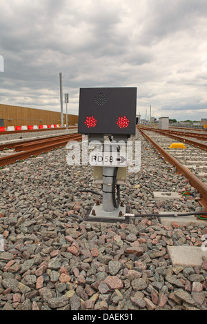 Ground Position Signal number RD 75 showing two red LED lights from the ...