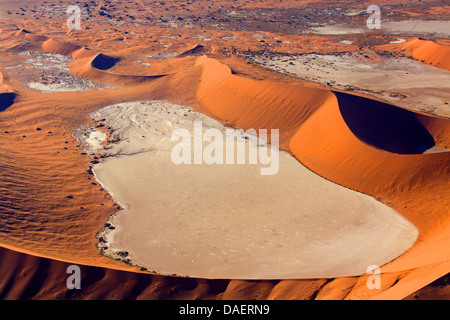 Barchan dunes of the Namib Desert Aerial photograph Stock Photo - Alamy