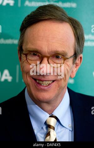 Matthias Wissmann, President of the Interest Group of the German ...