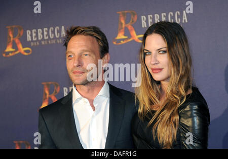 German actor Thomas Kretschmann and Brittany Rice arrive for the ...