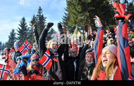 Norway fans cheer during the World Cup Group I soccer match between ...