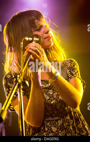 Melody Prochet of Melody's Echo Chamber performing live on stage as ...