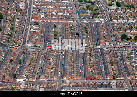 AERIAL VIEW OF LEICESTER SUBURBS HOUSING Stock Photo - Alamy