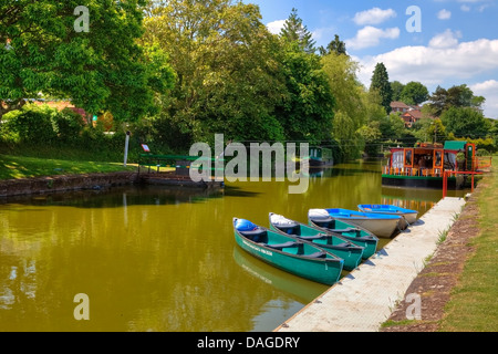 Tiverton Canal, Tiverton, Devon, England, United Kingdom Stock Photo ...