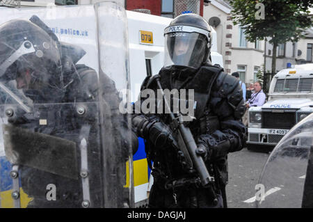 The Heckler and Koch 37mm baton gun (grenade launcher). The weapon is ...