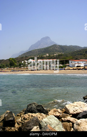 Guzelyali beach Karsiyaka Lapta Kyrenia North Cyprus Stock Photo - Alamy