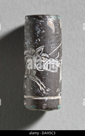 This cylinder seal, part of the Los Angeles County Museum of Art's ...