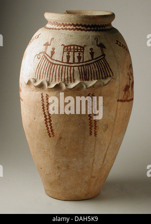 A decorated vessel from Egypt's Predynastic period, highlighting early ...