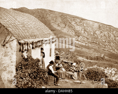 Donegal Farm House early 1900s Stock Photo - Alamy
