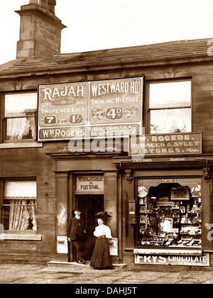 The Sweet Shop Victorian period Stock Photo - Alamy