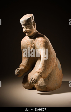 This sculpture, part of LACMA's collection, depicts a phallic figure ...