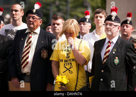 Ann Annis , mother of Fusilier Simon Annis, from Cadishead who died ...