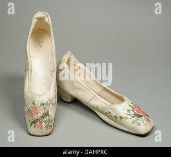 This pair of women's slippers, housed in LACMA's collection, showcases ...
