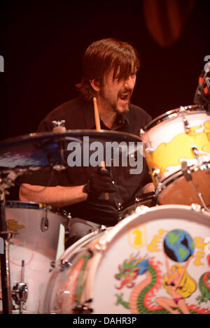 Drummer for Gin Blossoms Stock Photo - Alamy
