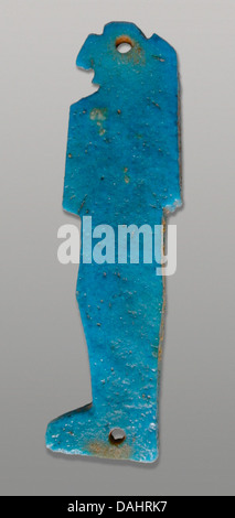 This bead is part of a mummy bead net from ancient Egypt, depicting ...