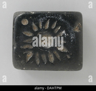 A tabloid-sized stamp seal from the LACMA collection, showcasing ...
