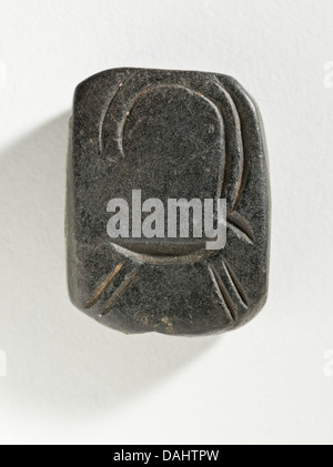 This tabloid stamp seal is a functional artifact used for marking or ...