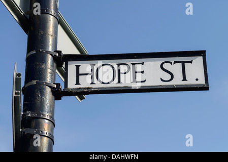 Street Sign to Hope Stock Photo - Alamy