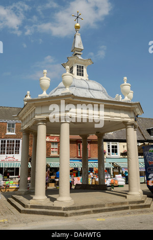 Beverley town centre bandstand market place shops road high street East ...