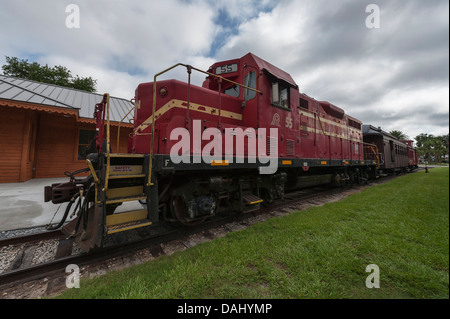 The Tavares Railroad Depot in Tavares, Florida USA Stock Photo - Alamy