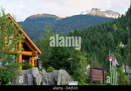 Canada, British Columbia, Whistler, Whistler Creekside Resort area ...