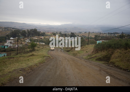 Rural area near the town of Weza, KwaZulu-Natal, South Africa Stock ...