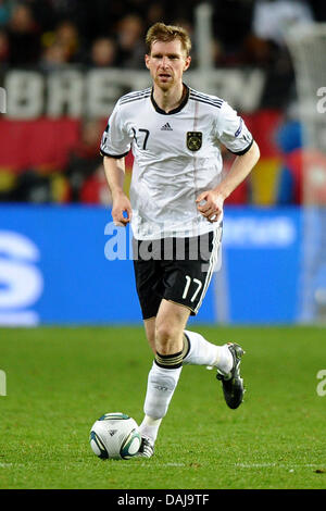 Germany's Per Mertesacker during UEFA Euro 2012 qualifier Germany v ...