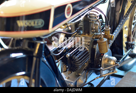 wooler motorcycle engine Stock Photo - Alamy