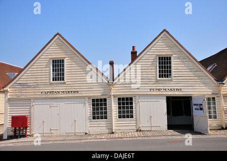 Chatham, Kent, England. Chatham Historic Dockyard. Covered slipway No 3 ...