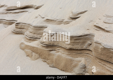 Detail of layers in sand dunes Stock Photo - Alamy
