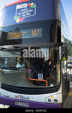 dh TRANSPORT SINGAPORE SBS transit double decker bus transport Little ...