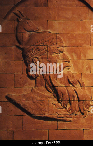 Portrait of George Kastrioti Skanderbeg, 1405 - 1468, an Albanian Stock ...