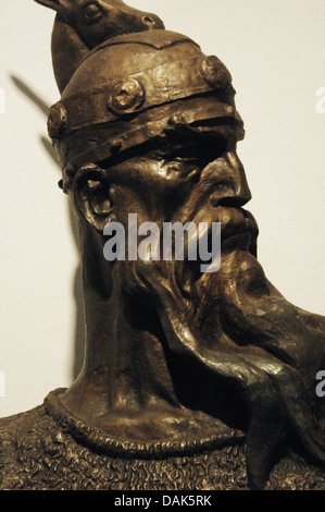 Portrait of George Kastrioti Skanderbeg, 1405 - 1468, an Albanian Stock ...
