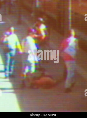 In this photo taken from video distributed by Russian Defense Ministry ...