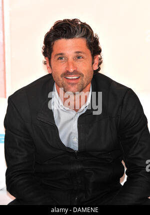 The US actor Patrick Dempsey smiles at a bar in New York (US), 16 ...