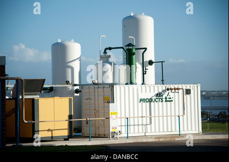 Liquid oxygen storage tank Stock Photo - Alamy