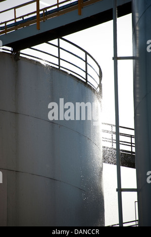 Oil Refinery firefighting Drencher System Lines Pipes Stock Photo - Alamy