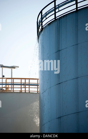 Oil Refinery firefighting Drencher System Lines Pipes Stock Photo - Alamy