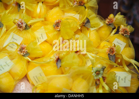 Lemon-shaped soap for sale in Sorrento, Italy Stock Photo - Alamy