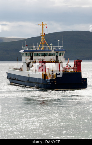 The MV Hoy Head car ferry between Lyness on Hoy and Stromness on ...