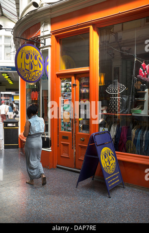 Hobos Vintage Clothing Store High Street Arcade Cardiff Stock Photo - Alamy