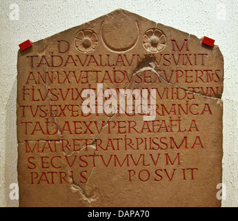 latin inscription on roman tomb on the old appian way in rome italy ...