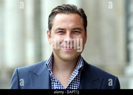 British TV actor David Walliams ('Little Britain') smiles during an ...